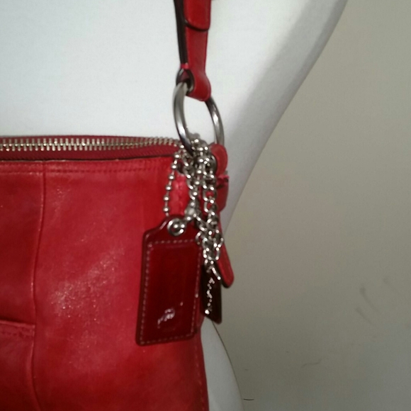 Coach | Bags | Coach Soho Red Leather Hobo Bag | Poshmark